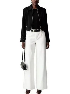 GUESS GUESS USA Cropped Jacket With Buckle Detail