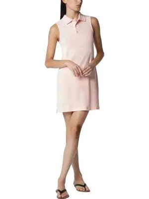 FLORE FLORE Lauren Sleeveless Organic Cotton Mini Polo Dress - Pink