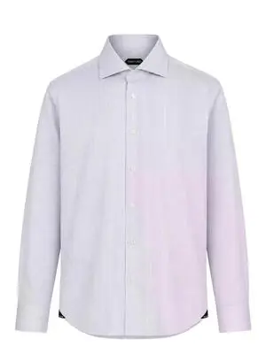 TOMBOLINI Vertical-stripe Long-sleeve Shirt - White