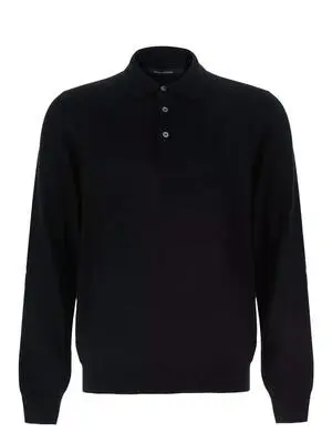 Tagliatore Button-fastening Sweater - Black