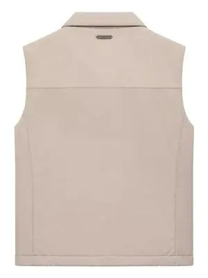 TOMBOLINI Logo-plaque Zip-up Gilet - Neutrals
