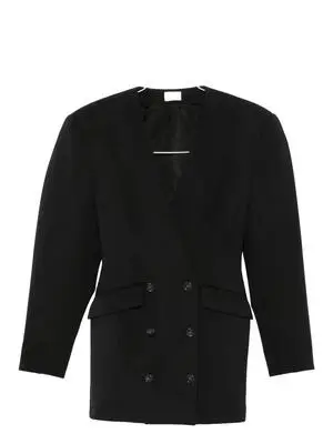 Andamane The Attico Alexis Double-breasted Blazer - Black