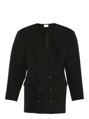 Andamane The Attico Alexis Double-breasted Blazer - Black
