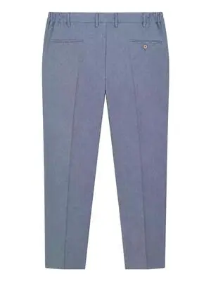 TOMBOLINI Tailored Straight-leg Trousers - Blue