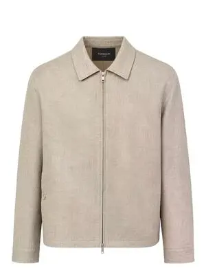 TOMBOLINI Zip-up Collared Jacket - Neutrals