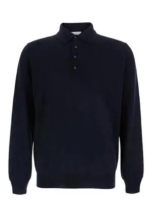 KANGRA Button-fastening Polo Shirt - Blue