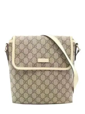 Gucci 2000-2015 Gg Supreme Crossbody Bag - Neutrals