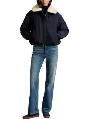 Polo Ralph Lauren High-pile Collar Down Puffer Jacket - Blue