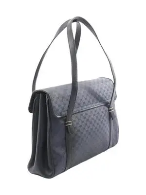 Gucci 20th Century Micro Gg Coated Canvas Handbag - Blue