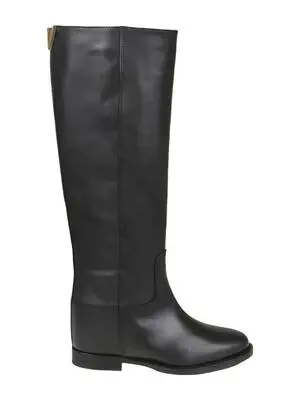 VIA ROMA 15 Via Roma 15 V-Logo Knee-High Boots