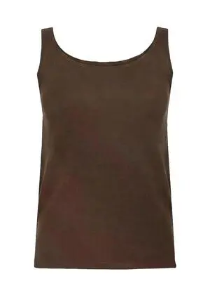 Wolford Jamaica Circular-knit Tank Top - Brown