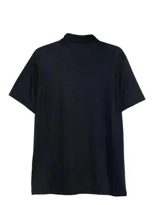 Giorgio Armani Logo-embroidered Polo Shirt - Blue