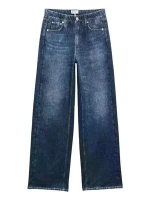 Rag & Bone Miramar Denim-effect Trousers - Blue