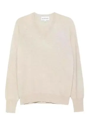 Eric Bompard V-neck Cashmere Sweater - Neutrals