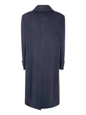 Tagliatore Single-breasted Wool Coat - Grey