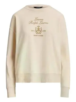 Ralph Lauren Logo-embroidered Crew Neck Sweater - Neutrals