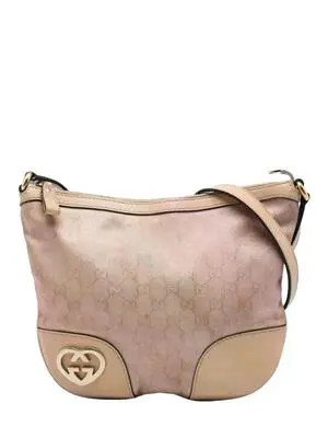 Gucci 2016-2026 Gg Canvas Lovely Crossbody Bag - Pink
