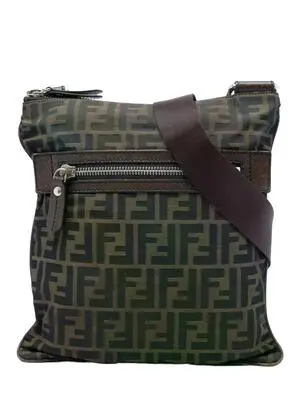 Fendi 2010-2026 Zucca Canvas Crossbody Bag - Brown