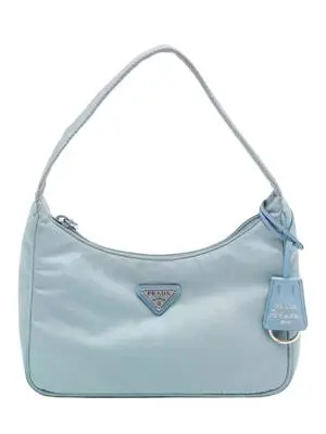 Prada 2019-2026 Tessuto Re Edition 2000 Shoulder Bag Blue