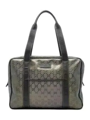 Gucci 2016-2026 Gg Imprime Business Bag - Brown