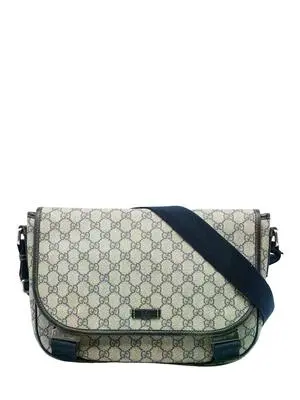 Gucci 2000-2015 Gg Supreme Crossbody Bag - Neutrals