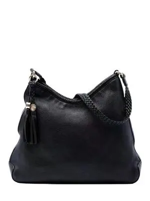 Gucci 2016-2026 Calfskin Marrakech Shoulder Bag - Black