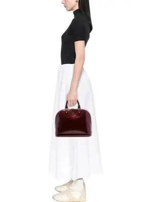 LOUIS VUITTON 2011 Monogram Vernis Alma Pm Handbag - Red
