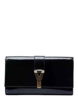 Saint Laurent 2013-2026 Patent Chyc Ligne Clutch Bag - Black
