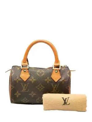 LOUIS VUITTON 1998 Monogram Mini Speedy Hl Satchel - Brown