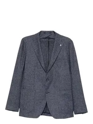 Tagliatore Single-breasted Blazer - Blue