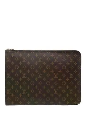 LOUIS VUITTON Monogram Canvas Portfolio Business Bag - Brown