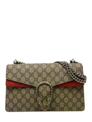 Gucci 2016-2026 Medium Gg Supreme Dionysus Shoulder Bag - Neutrals