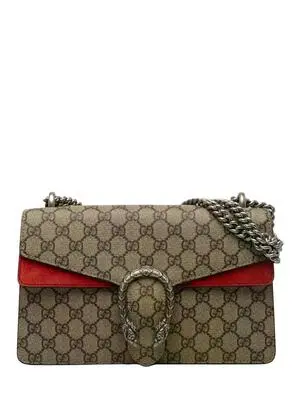 Gucci Gg Supreme Dionysus Shoulder Bag - Neutrals