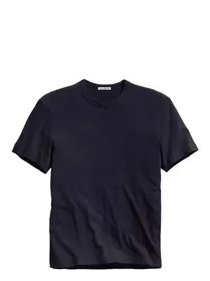 JAMES PERSE Crew-neck Short-sleeve T-shirt Blue