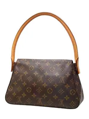 LOUIS VUITTON 2003 Monogram Mini Looping Shoulder Bag - Brown