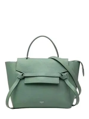 Celine Celine 2019 Micro Grained Calfskin Belt Bag Satchel Green