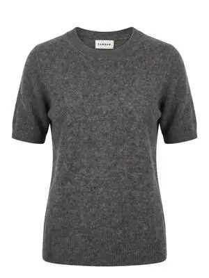 P.A.R.O.S.H P.A.R.O.S.H. Brushed Wool Short Sleeve Knit Sweater