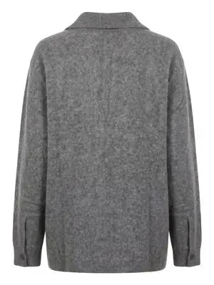 P.a.r.o.s.h Knitted Button-up Cardigan - Grey