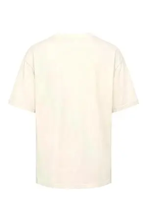 REVOLUTION NOW Graphic-patch Crew-neck T-shirt - Neutrals