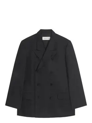 Dries Van Noten Oversized Wool Blazer - Black