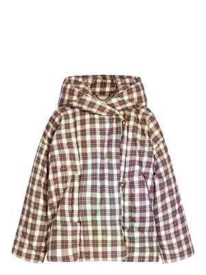 DRIES VAN NOTEN DRIES VAN NOTEN Checked Flannel Puffer Jacket
