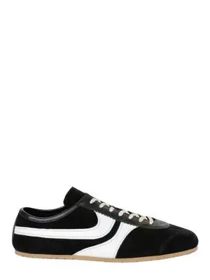 Dries Van Noten DRIES VAN NOTEN Dustin Lace-Up Leather Sneakers Black