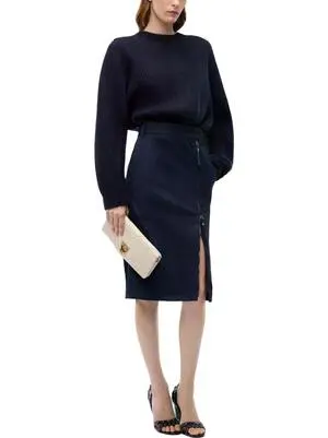 PINKO PINKO Zipped Midi Skirt