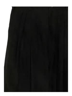 ZIGGY CHEN Pleated Wide-leg Trousers - Green