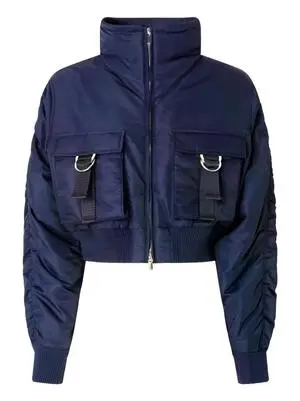 PINKO PINKO Short Technical Satin Bomber Jacket