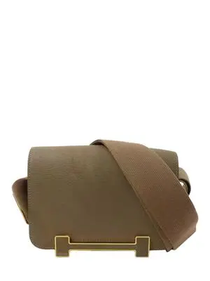 Hermès Geta Leather Shoulder Bag - Neutrals