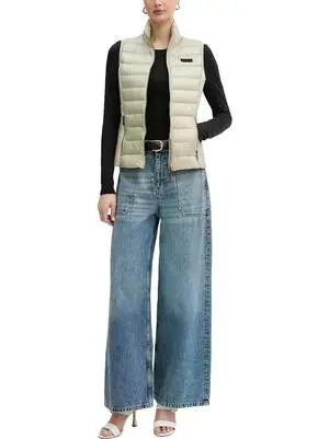 Armani Exchange Slim-fit Quilted Gilet - Neutrals