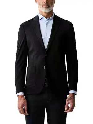Karl Lagerfeld Micro-check Single-breasted Blazer - Blue