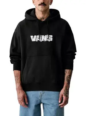 VANS Logo-print Hoodie - Black