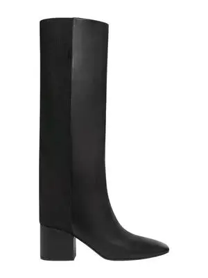 COURREGES Courrèges Bi-Material Knee-High Boots